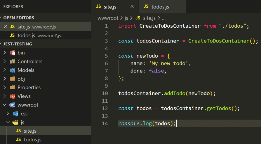 JavaScript Unit Testing: Getting Started Using Jest, Webpack, and .NET Core JavaScript Unit Testing: Getting Started Using Jest, Webpack, and .NET Core